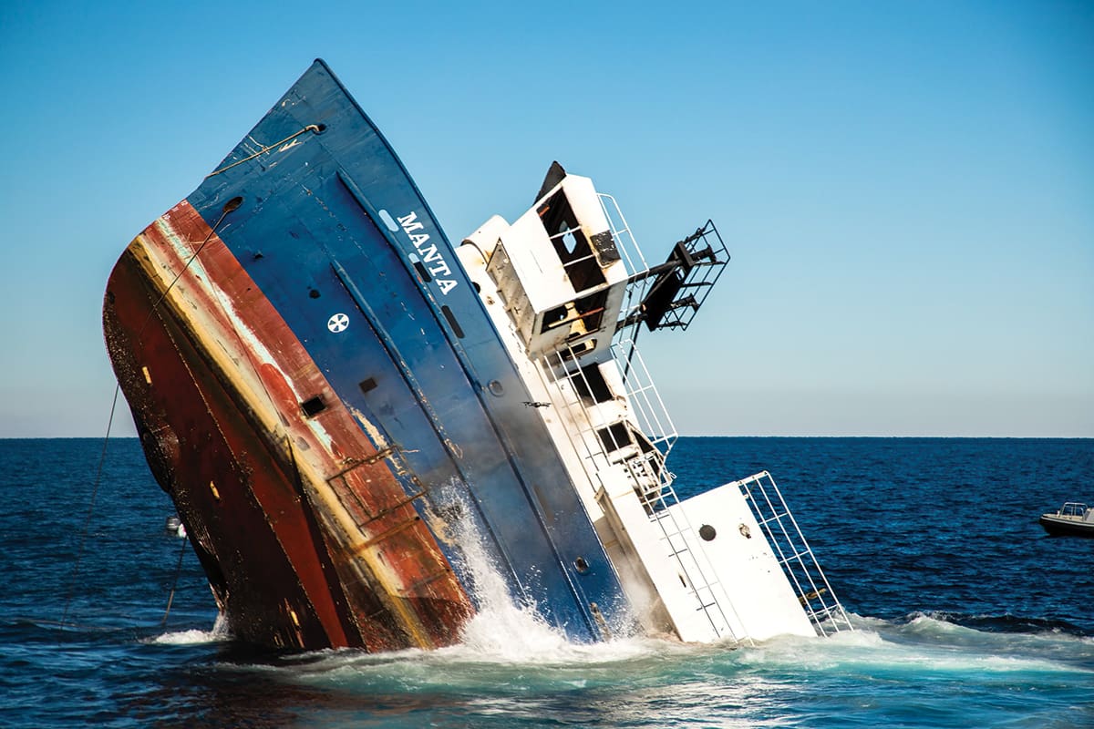 Destin-Fort Walton Beach Deploys 180-ft Vessel for Artificial Reef ...