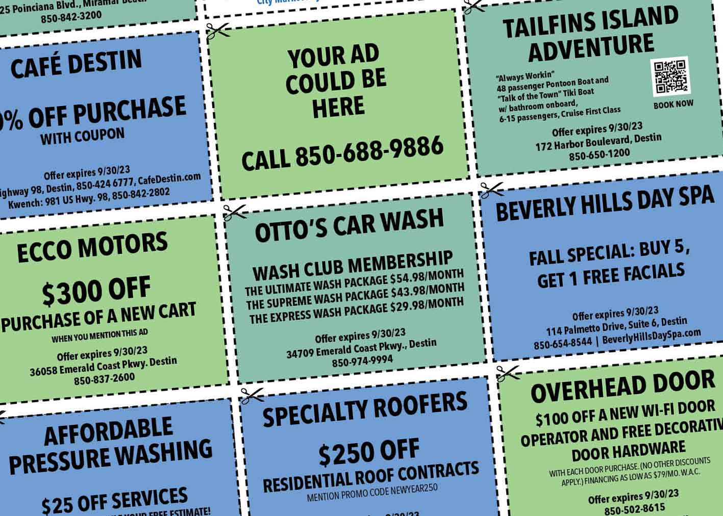 COUPONS September 2023 - Destin Life | News, Events and Community ...