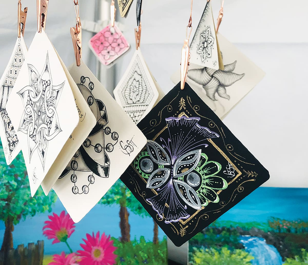 From Student to Master: The Inspiring Zentangle Journey of Charles ...