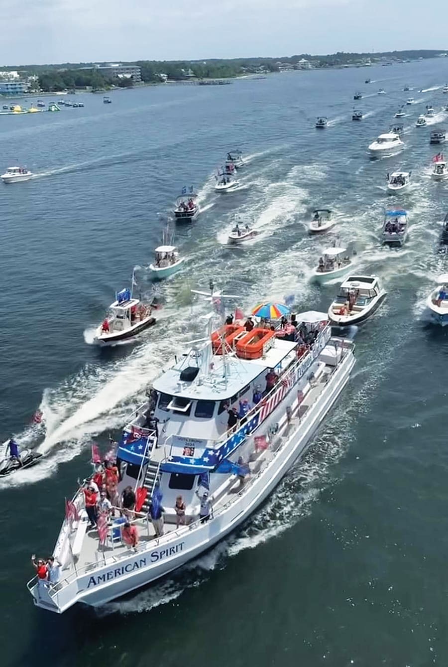 Fight! Fight! Fight! Trump Boat Parade - Destin Life | News, Events and ...